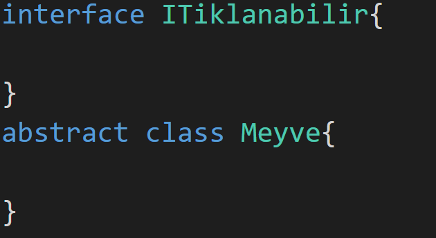 Unity Abstract Class ve Interface Kavramları - Karadot Games
